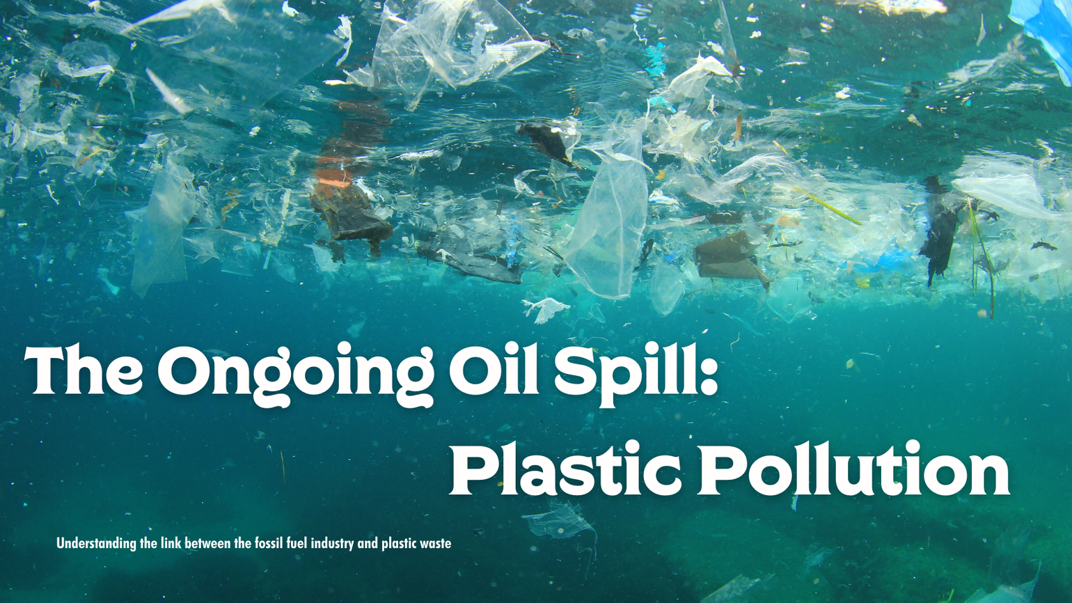 The Ongoing Oil Spill: Plastic Pollution – Trashy Chips